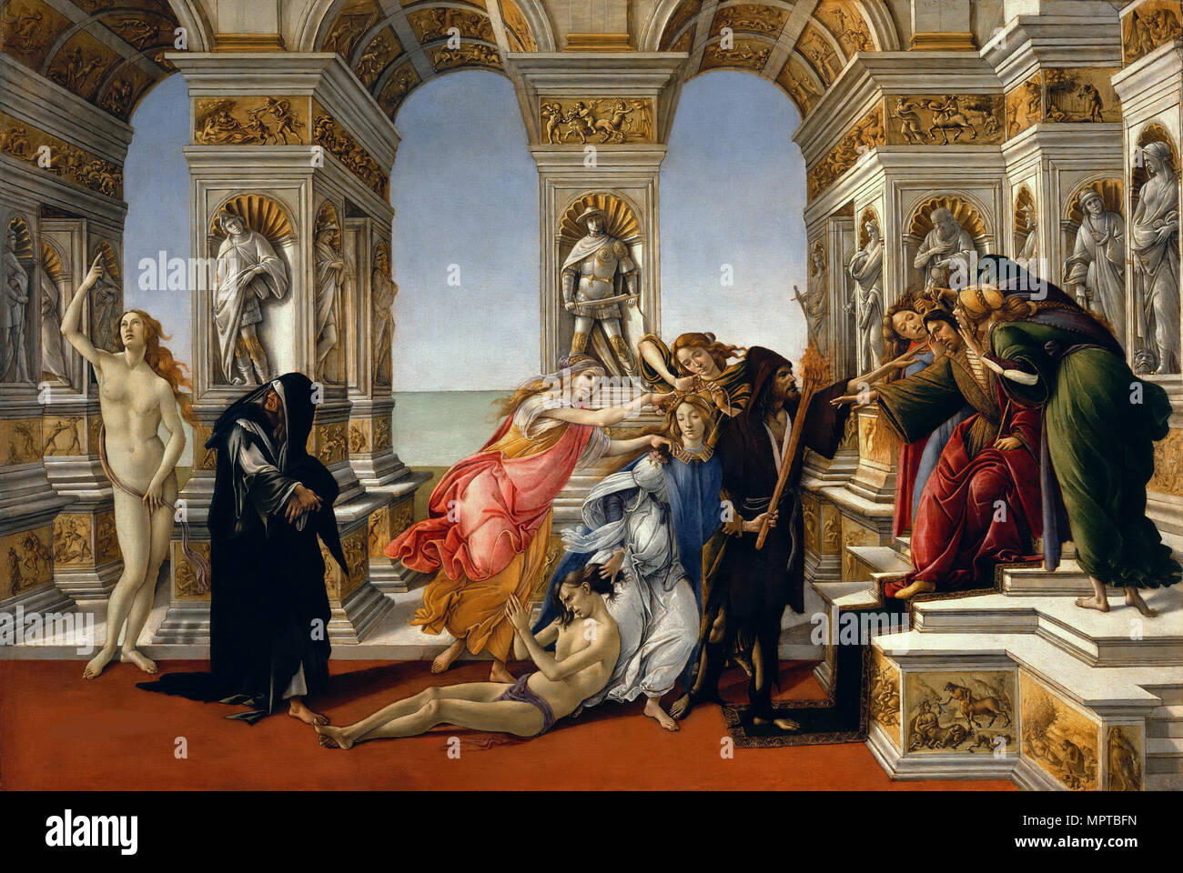 The Calumny of Apelles Stock Photo - Alamy