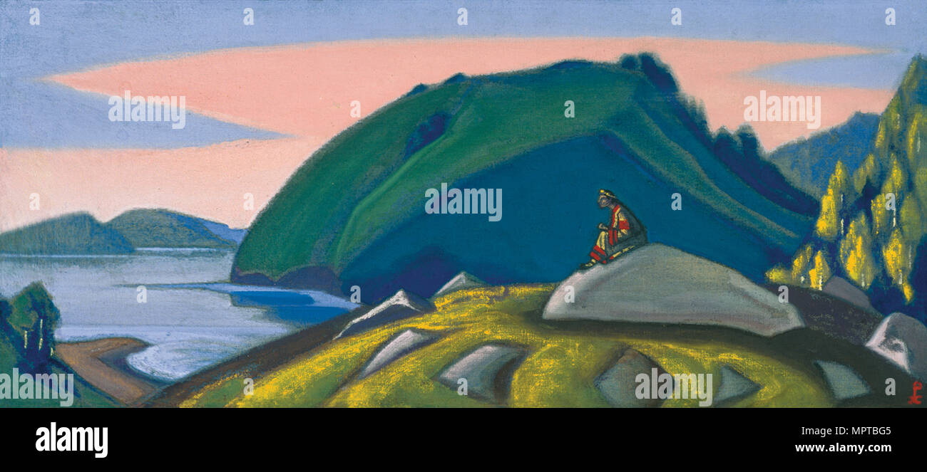 Stage design for the ballet The Rite of Spring (Le Sacre du Printemps ...