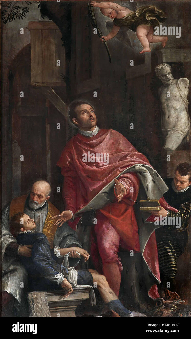 The Conversion of Saint Pantaleon Stock Photo - Alamy