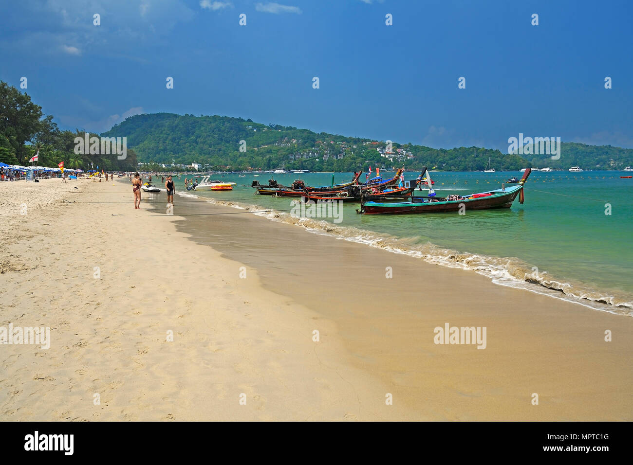 Patong Beach, main beach on Phuket, Thailand Stock Photo - Alamy