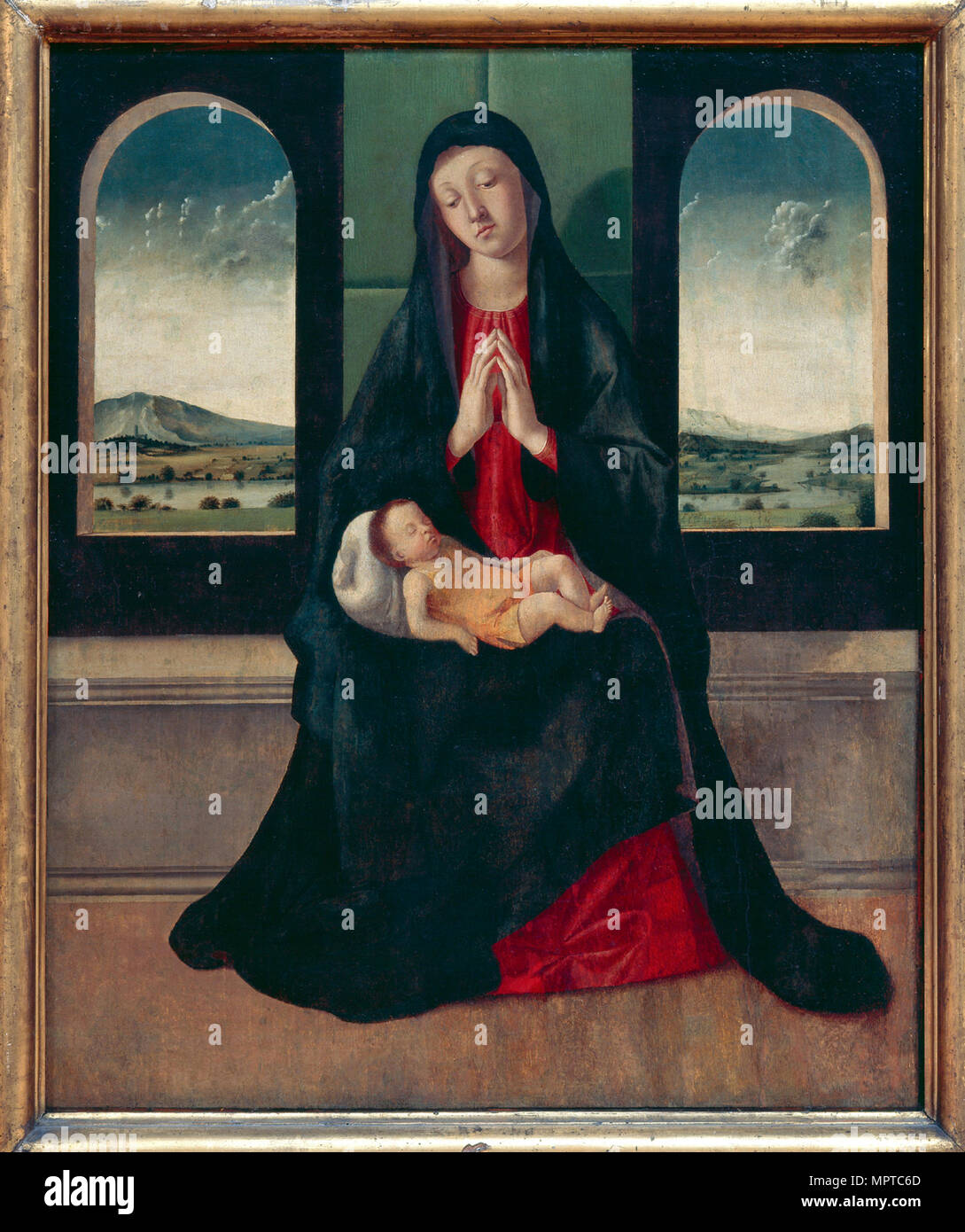 Virgin and child Stock Photo - Alamy