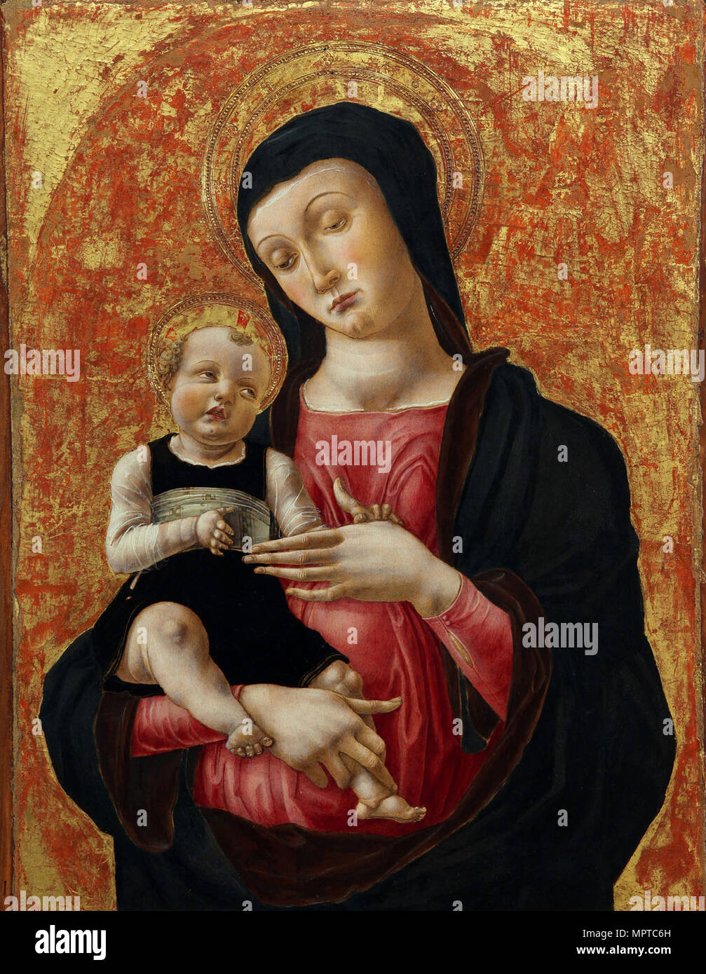 Virgin and child Stock Photo - Alamy