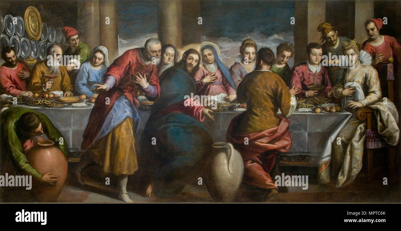 Jesus at cana wedding feast hi-res stock photography and images - Alamy