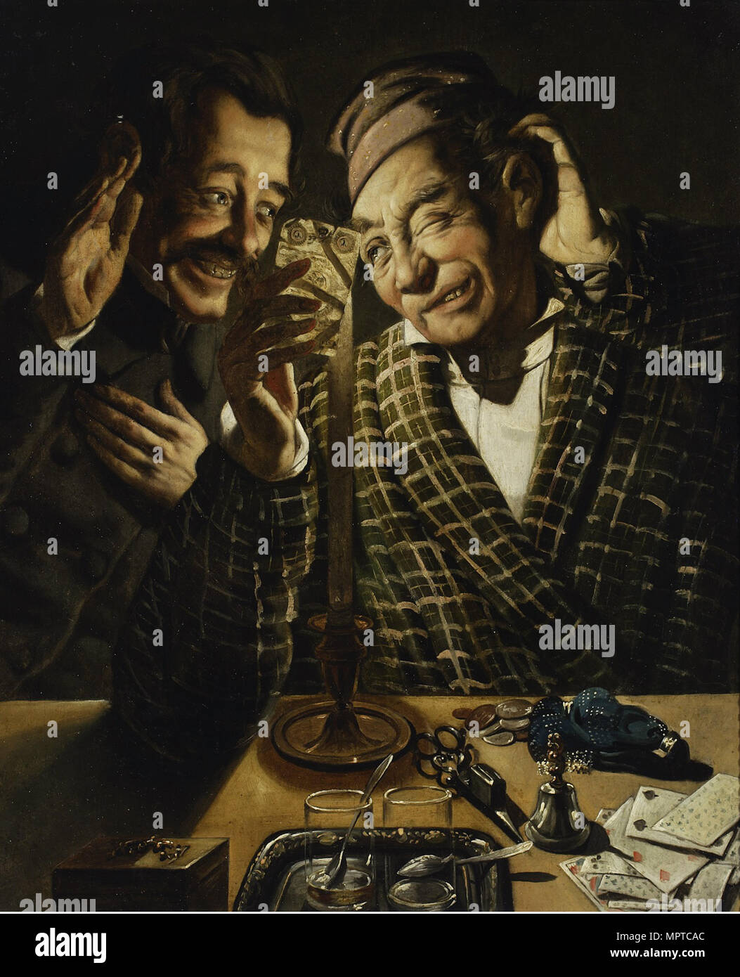 Gamblers cards painting by hi-res stock photography and images - Alamy