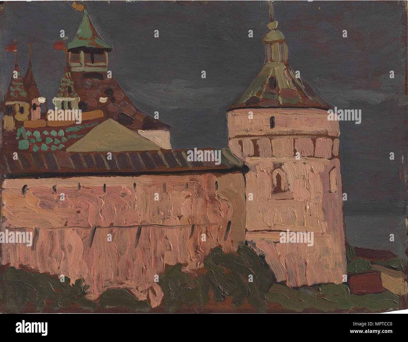 Rostov the Great. Towers of princely chambers Stock Photo - Alamy