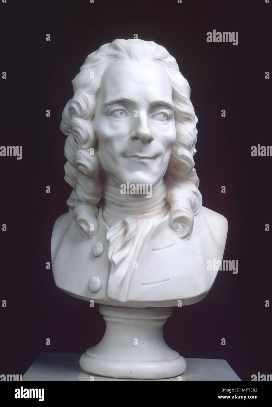 Portrait of Voltaire, 1770s Stock Photo - Alamy