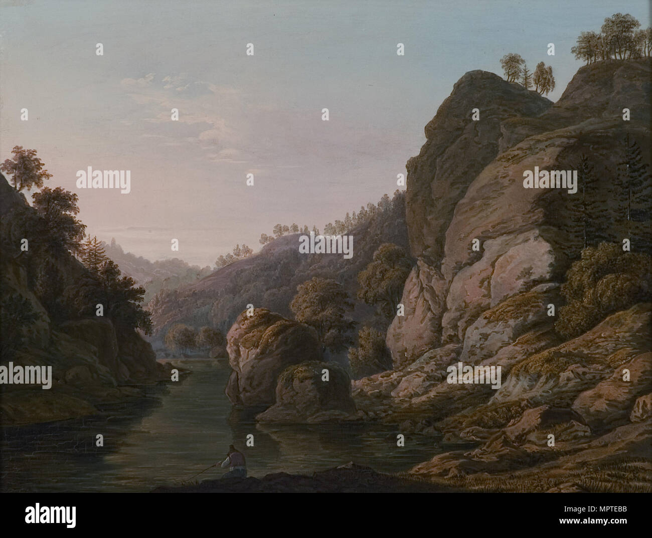 Landscape, ca 1860 Stock Photo - Alamy