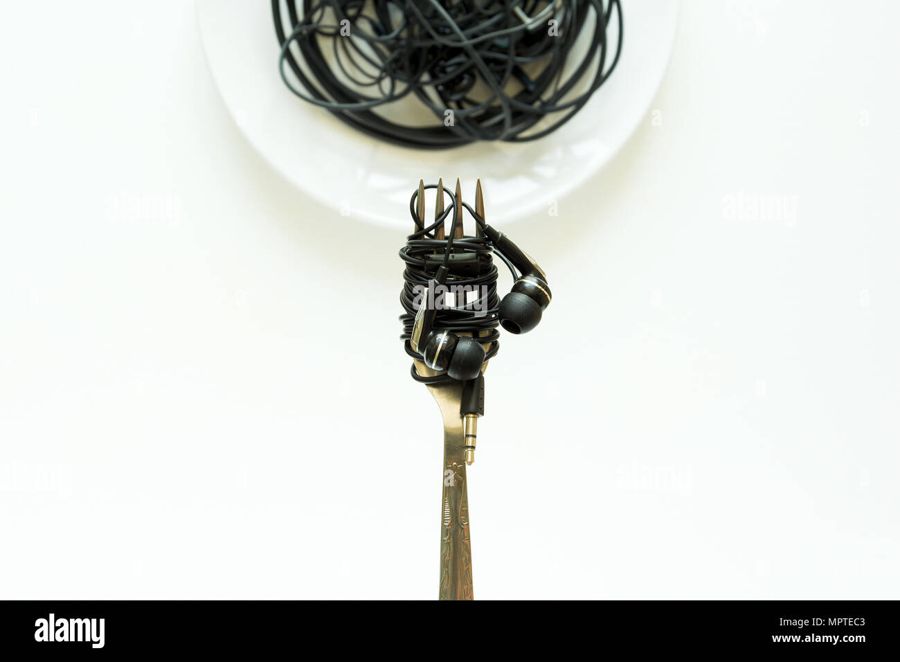 Cable spaghetti hi-res stock photography and images - Alamy