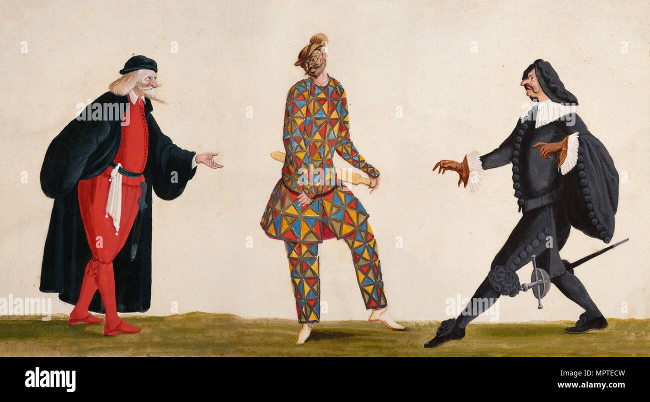 Commedia dell'arte pantalone hi-res stock photography and images - Alamy
