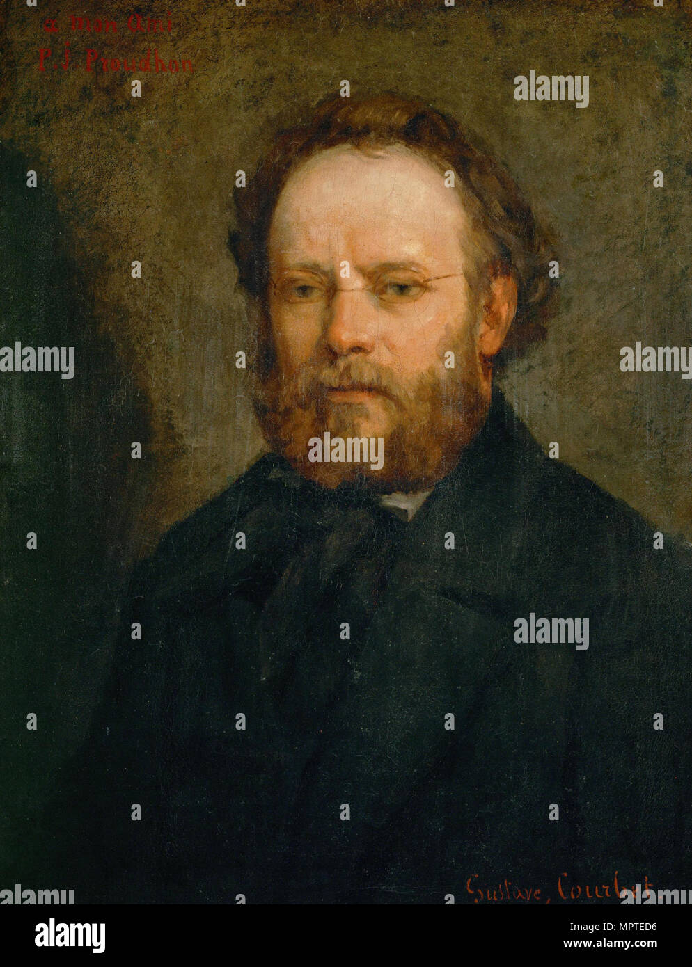 Pierre-Joseph Proudhon, 1865 Stock Photo - Alamy