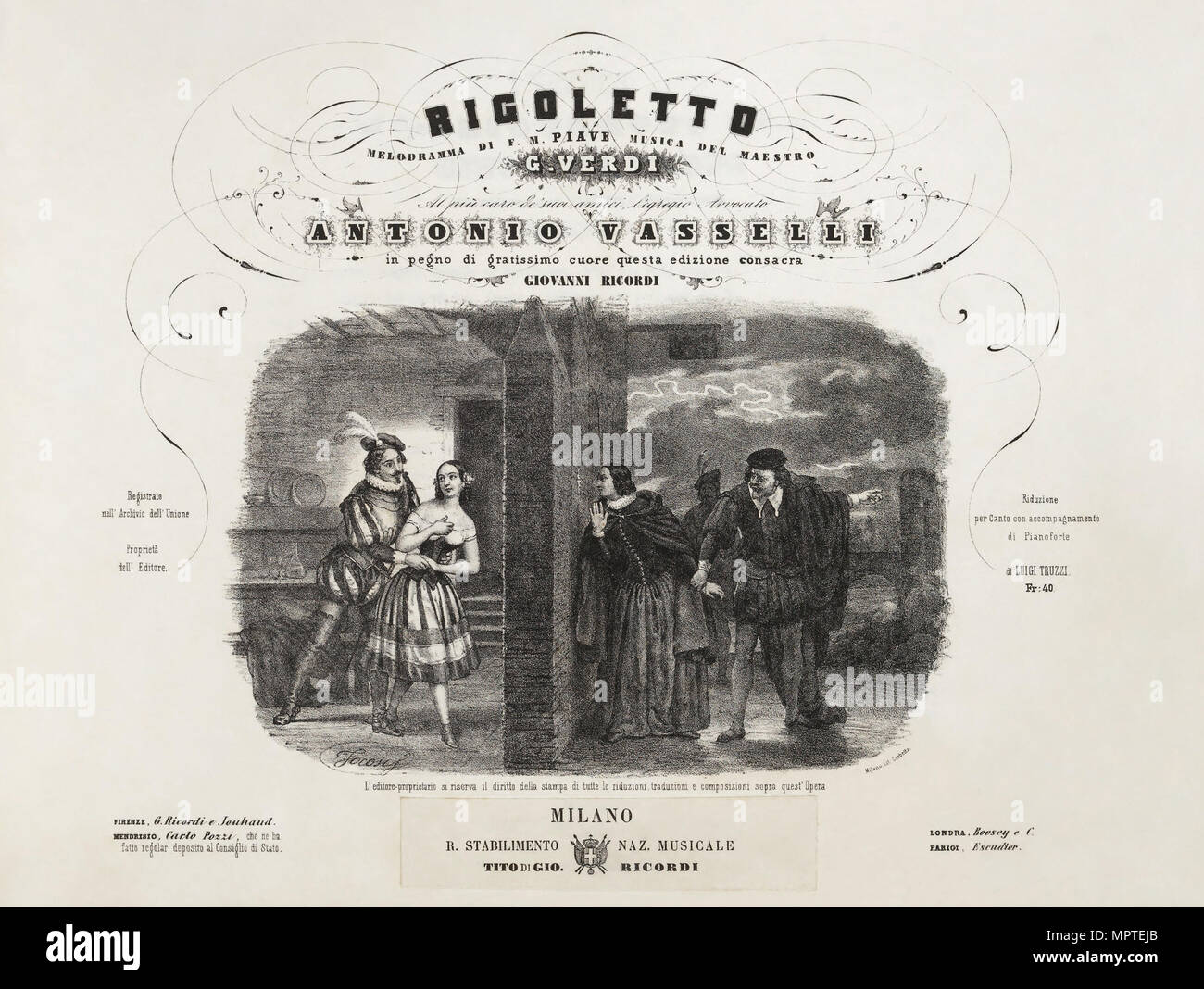 Verdi rigoletto first hi-res stock photography and images - Alamy