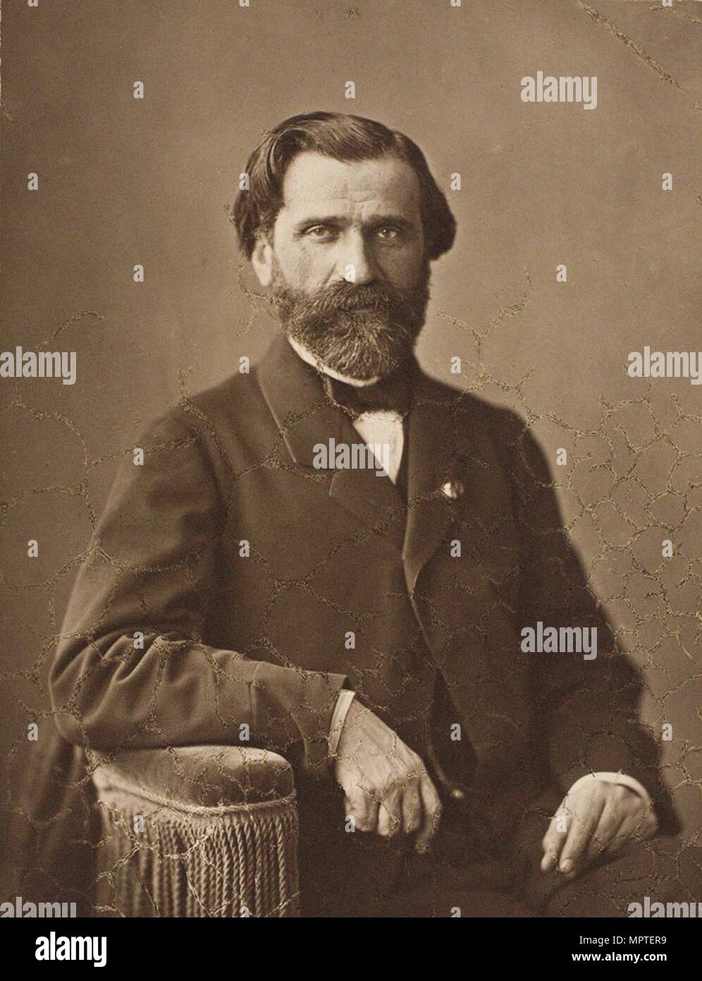 Portrait of Guiseppe Verdi (1814-1901), 1860s Stock Photo - Alamy