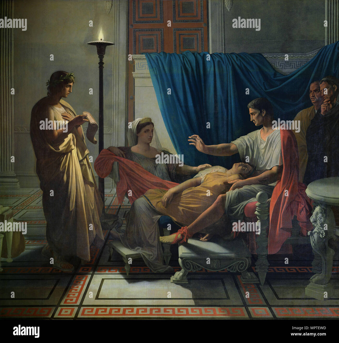 Tu Marcellus Eris ... (Virgil reading the Aeneid), after 1811 Stock ...