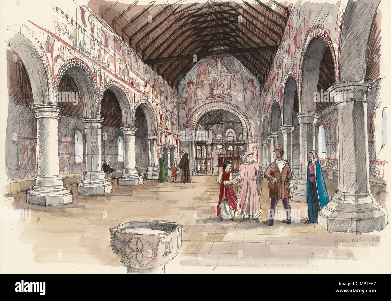 St Peter's Church, Barton-upon-Humber, Lincolnshire. Artist: Liam Wales ...