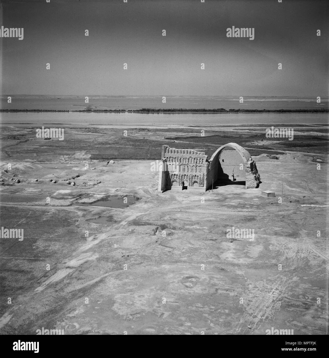The Arch of Ctesiphon (Taq Kisra), Al Mada'in, Iraq, 1954. Artist ...