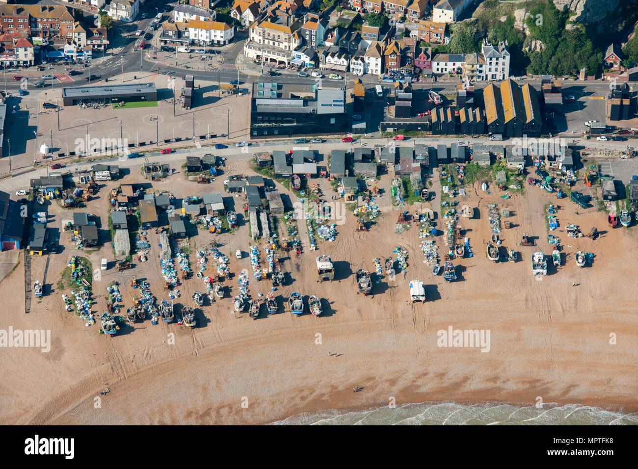 The Stade, Hastings, East Sussex, 2015. Artist: Damian Grady Stock ...