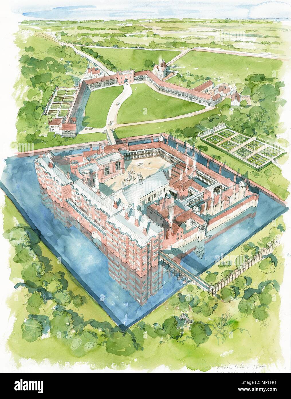 Greenwich london drawing hi-res stock photography and images - Alamy