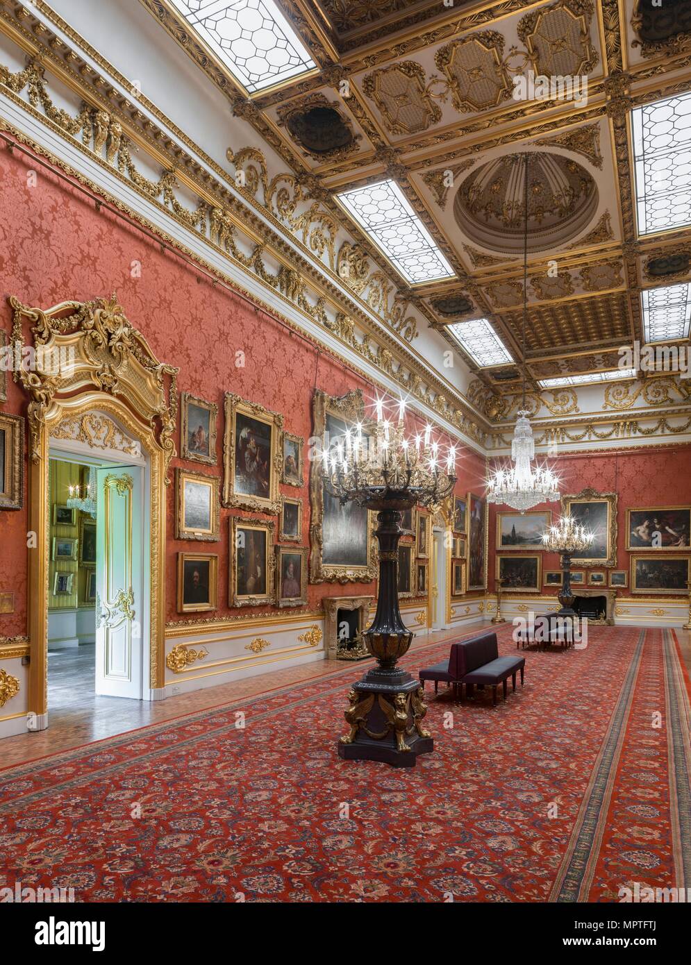 Waterloo Gallery, Apsley House, London, c2015. Artist: Chris Redgrave ...