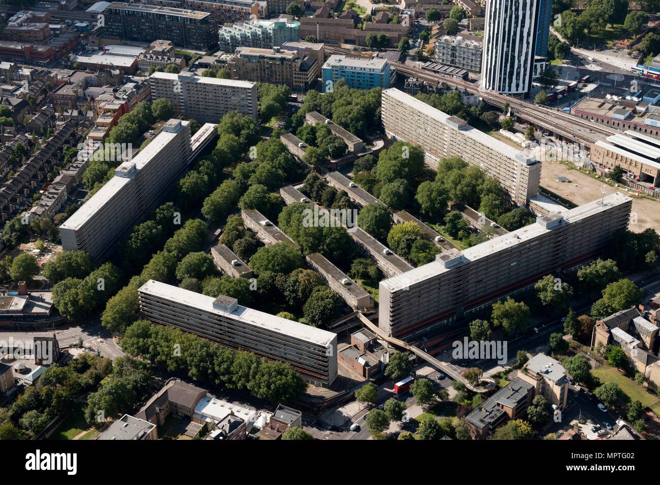 Heygate Estate, Heygate Street, Elephant and Castle, London, 2012 ...
