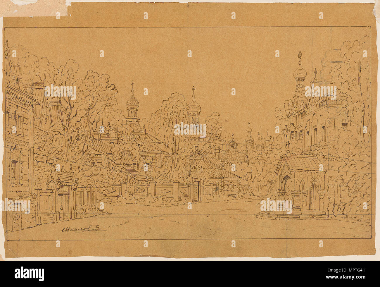 Stage design for the opera The Oprichnik (The Guardsman) by Pyotr ...
