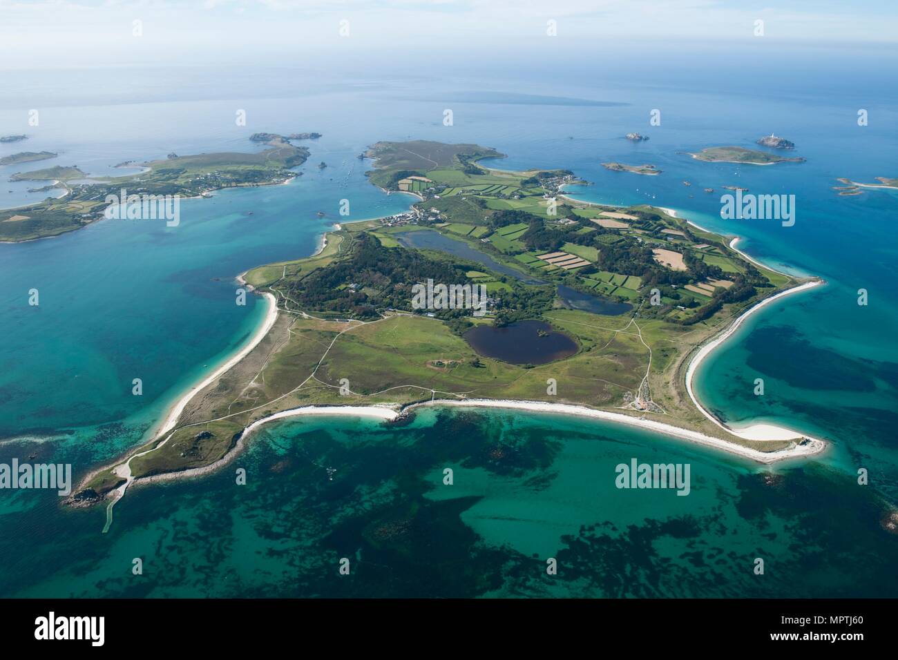 Isles of scilly birds eye view hi-res stock photography and images - Alamy