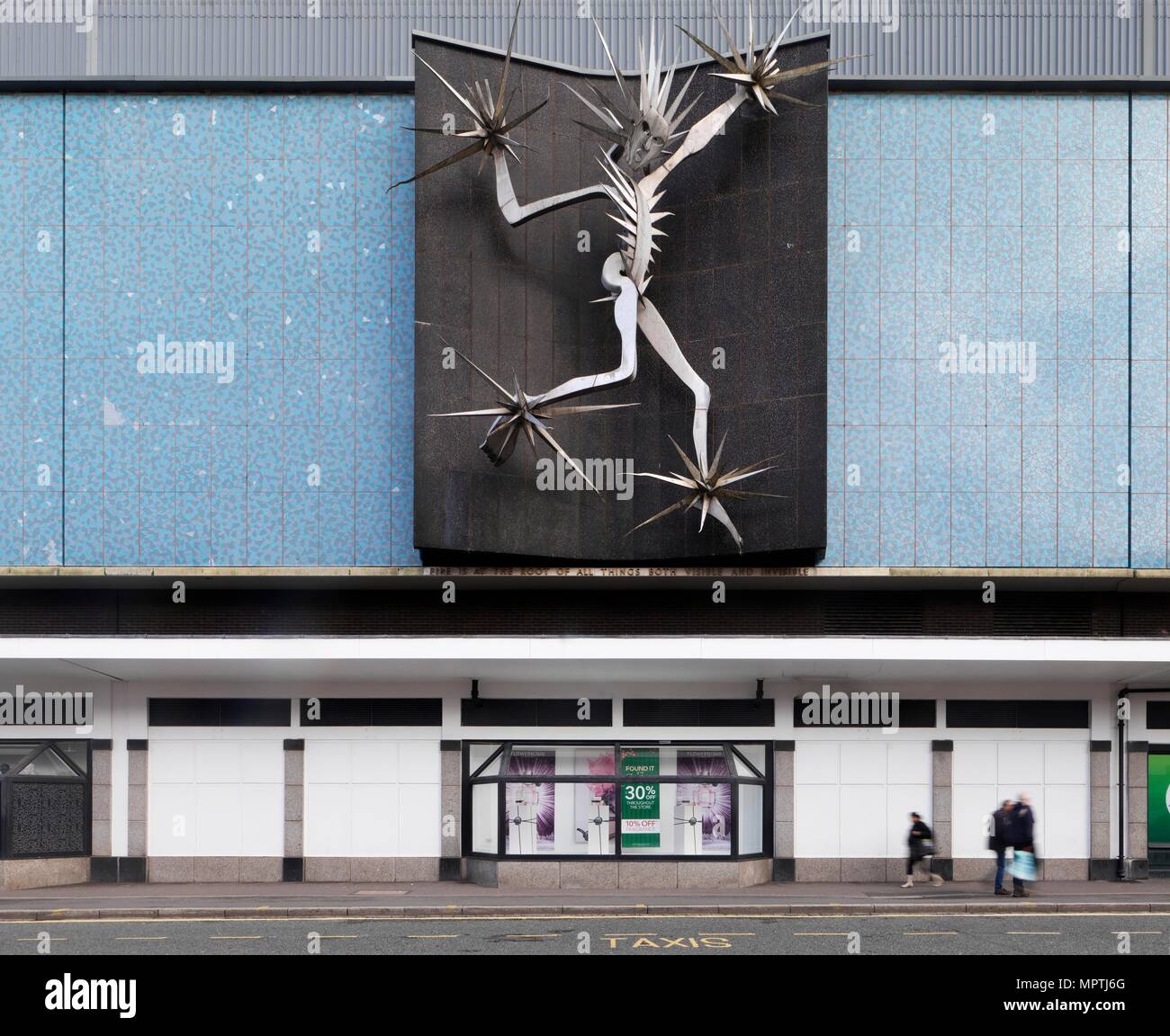 'Man of Fire', sculpture by David Wynne, Hanley, Stoke-on-Trent ...