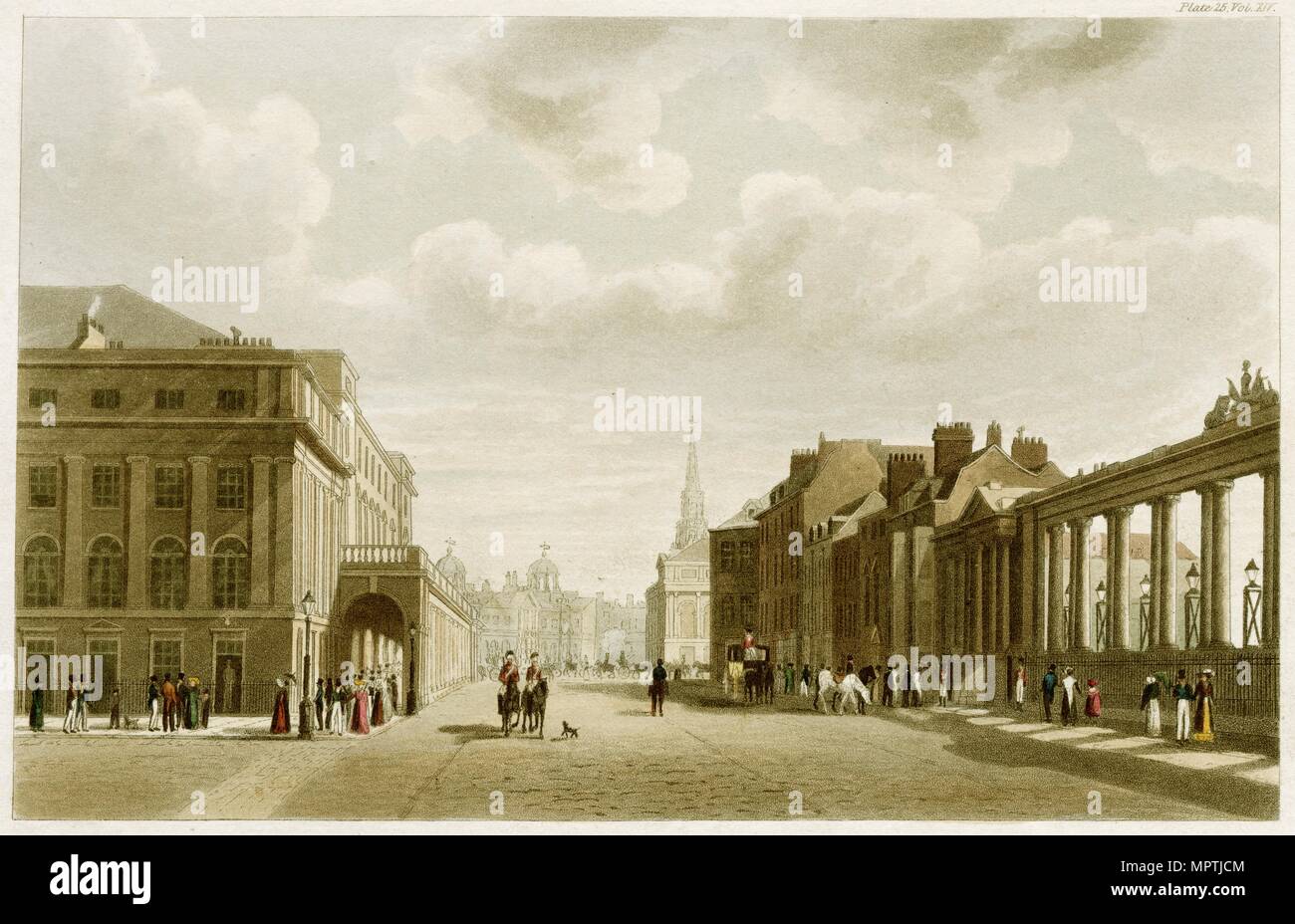 Pall Mall, London, 1822. Artist: Unknown Stock Photo - Alamy