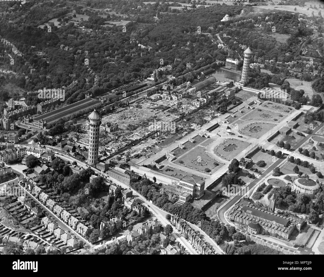 Crystal Palace, Sydenham, London, 1937. Artist: Aeropictorial Ltd Stock ...