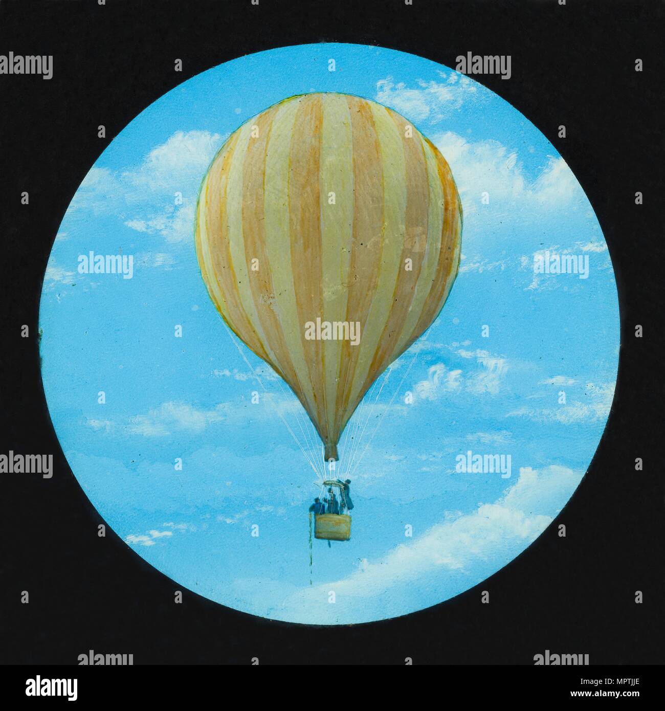Ballooning scene, 1882-1892. Artist: Unknown Stock Photo - Alamy