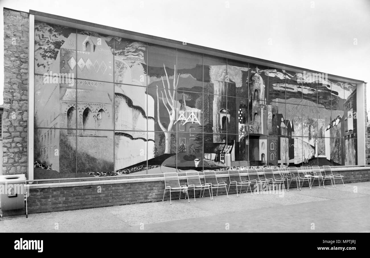 Homes and Gardens Pavilion, Festival of Britain site, South Bank ...