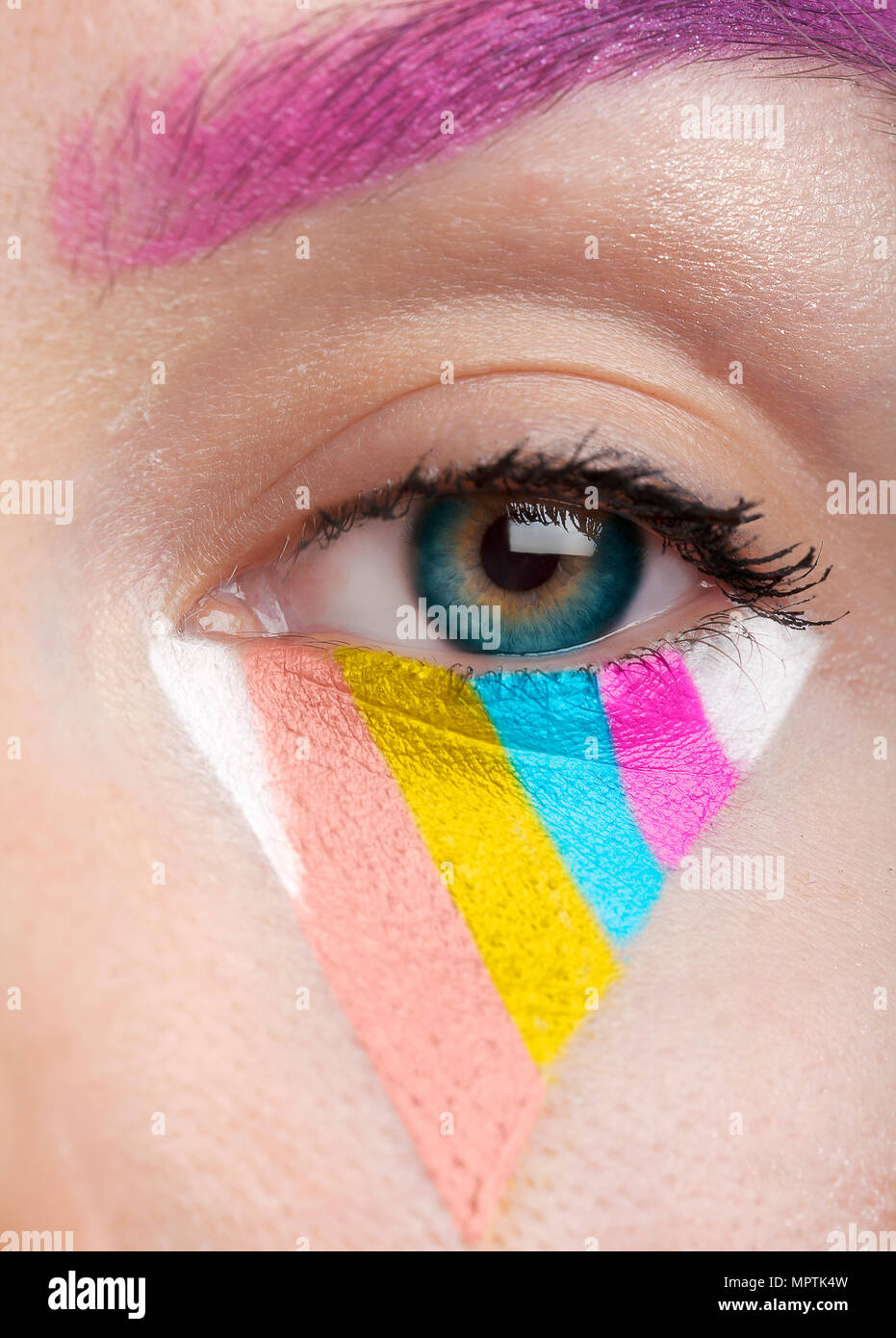 Eyelid color hi-res stock photography and images - Alamy