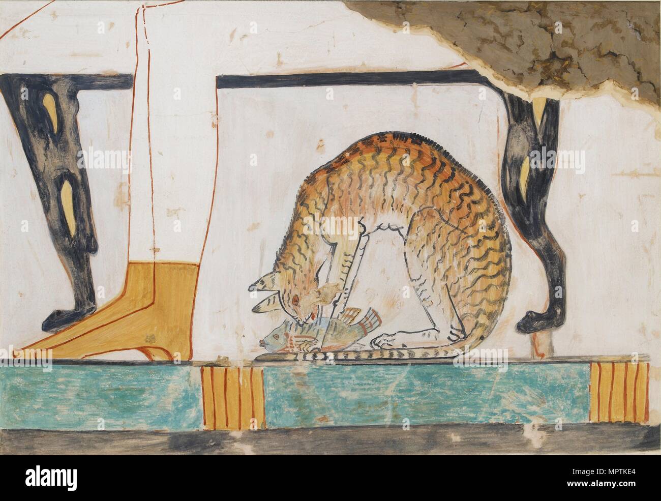 Copy of wall painting from private tomb 52 of Nakht, Thebes (I, 1, 99 ...