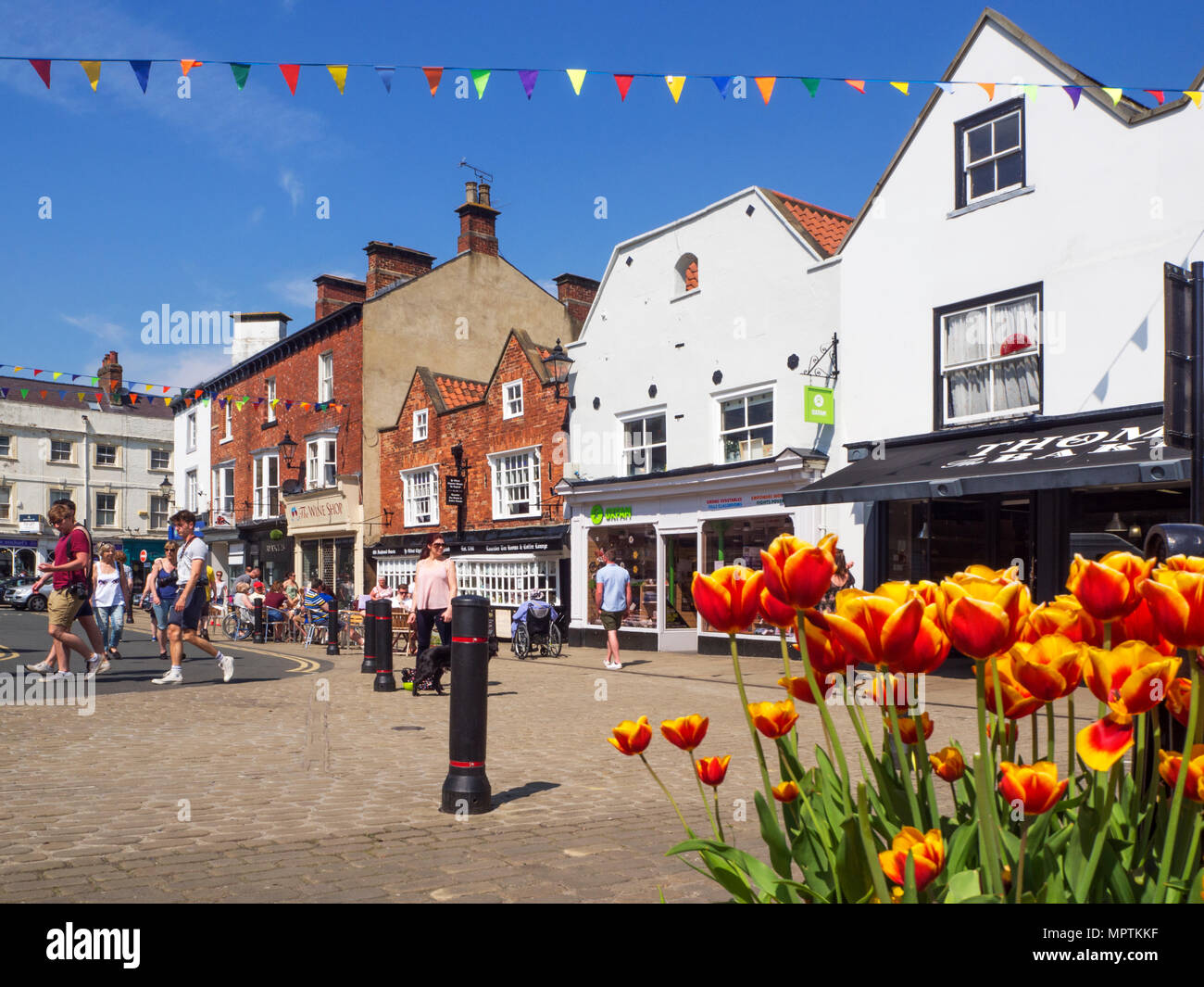 Knaresborough market square hi-res stock photography and images - Alamy
