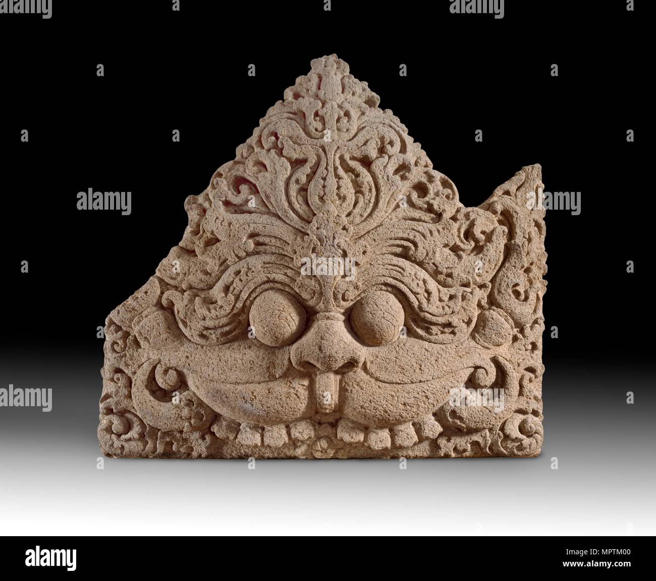 Lintel with kala face, 9th century. Artist: Unknown Stock Photo - Alamy
