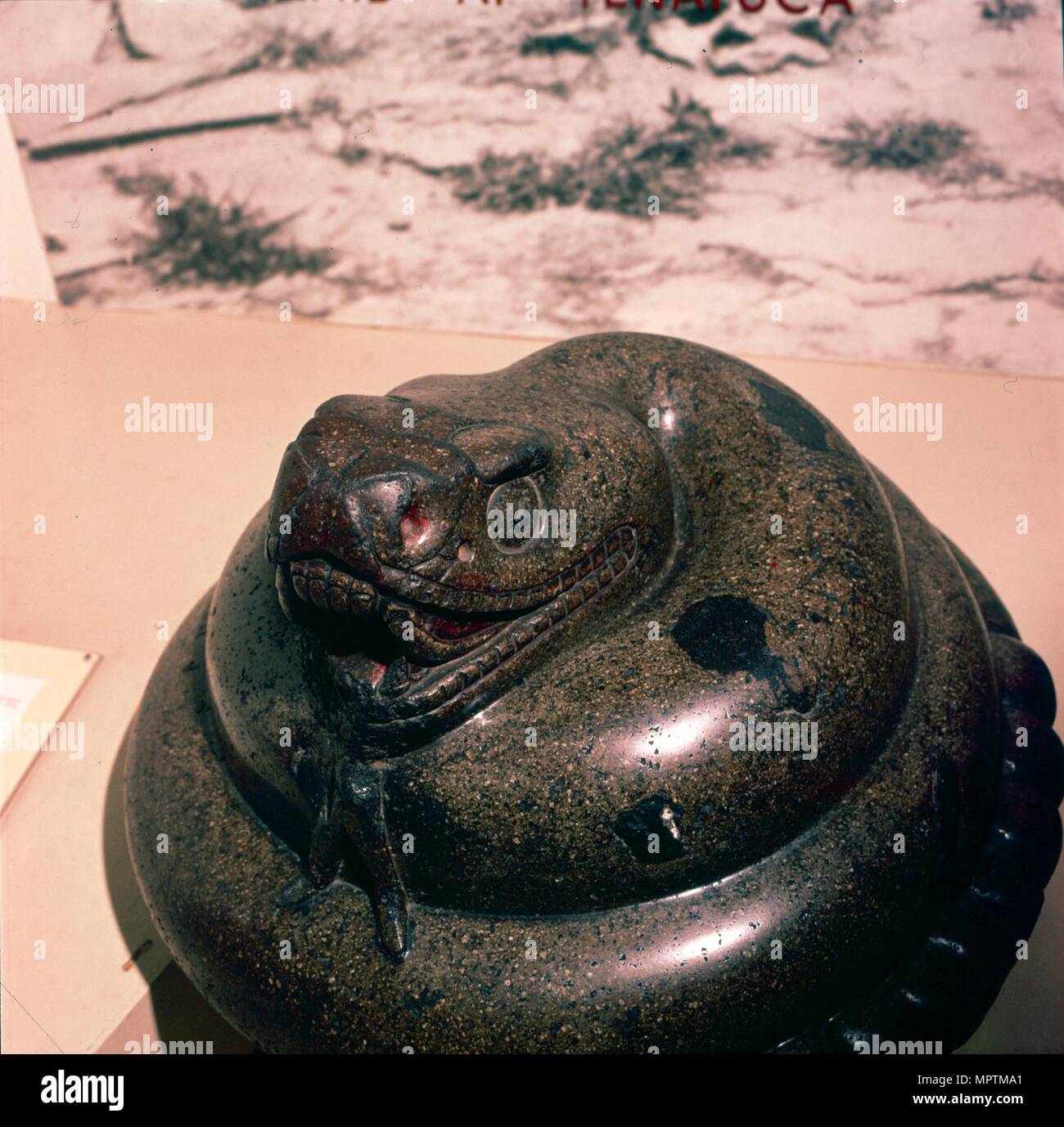 Snake Deity, Maya Culture, Mexico. Artist: Unknown Stock Photo - Alamy