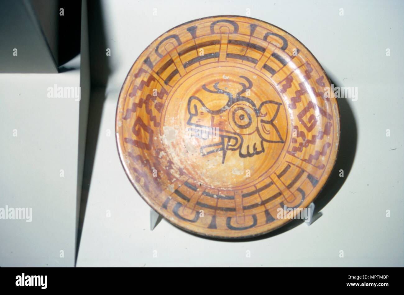 Pottery Plate with Deer motif, Mixtec, Cholula, Mexico, 1300-1521 ...