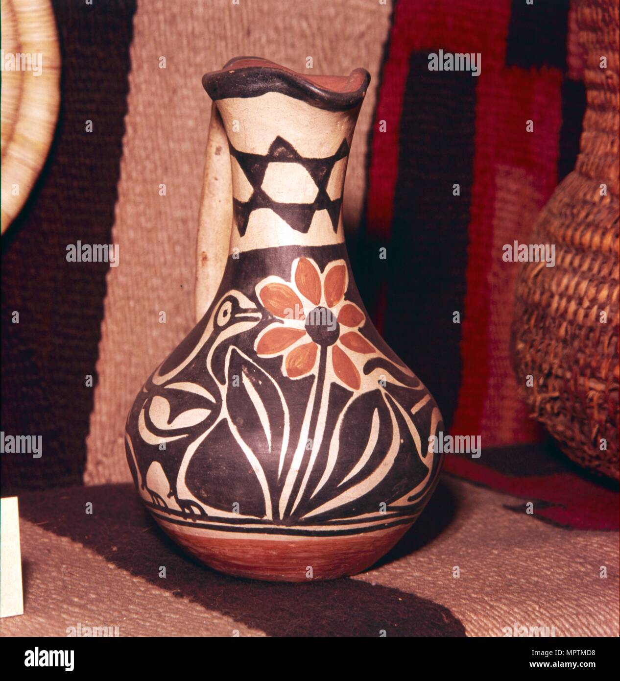 Decorated Pot, Zuni Tribe, Pueblo Indians. North America. Artist ...