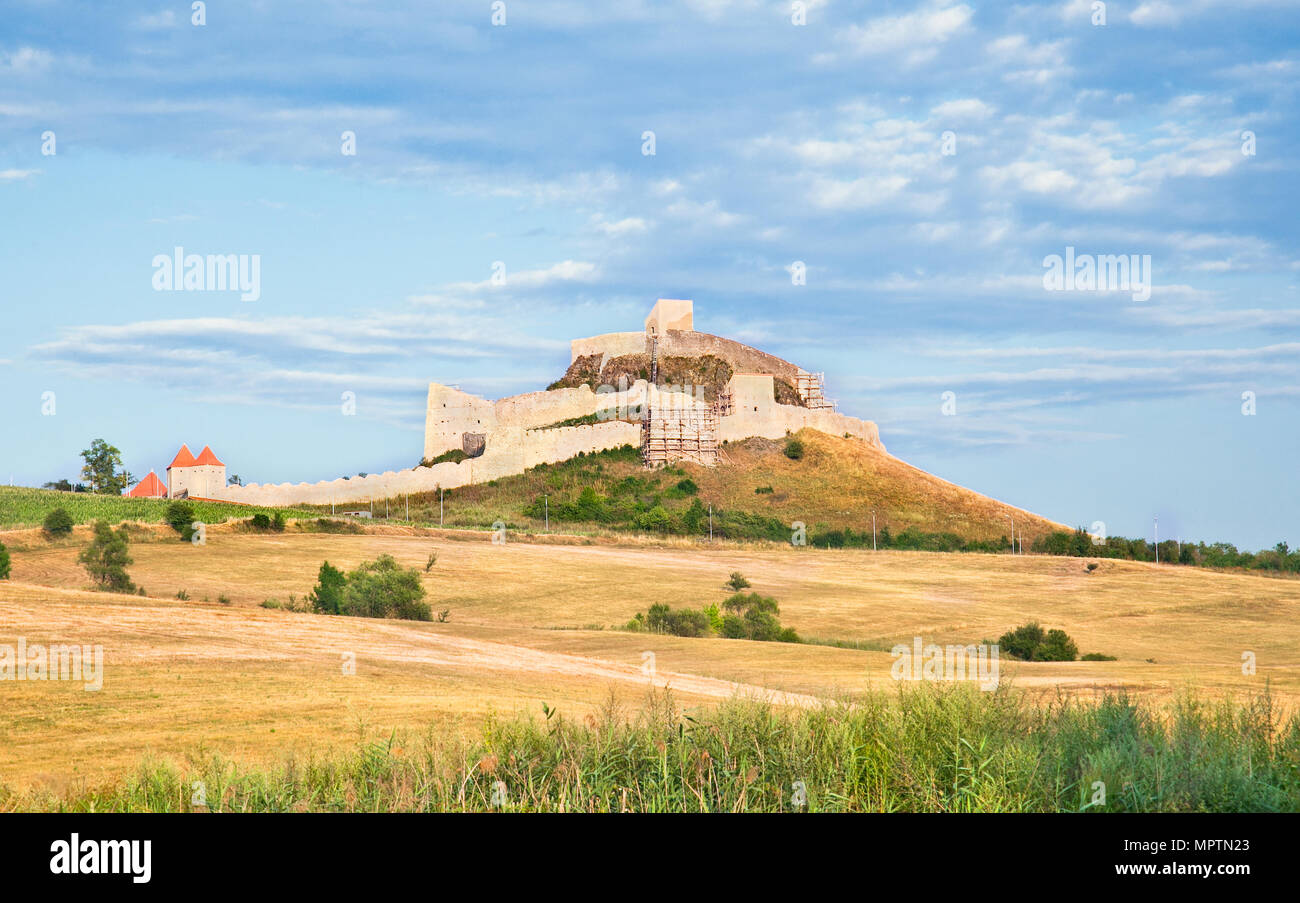 One of many old Transylvania Castles in Sunset, Romania Stock Photo - Alamy