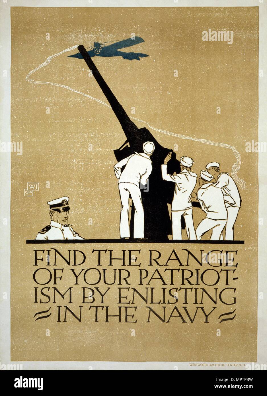 WW1 US Navy Recruitment Poster, 1918 Stock Photo - Alamy