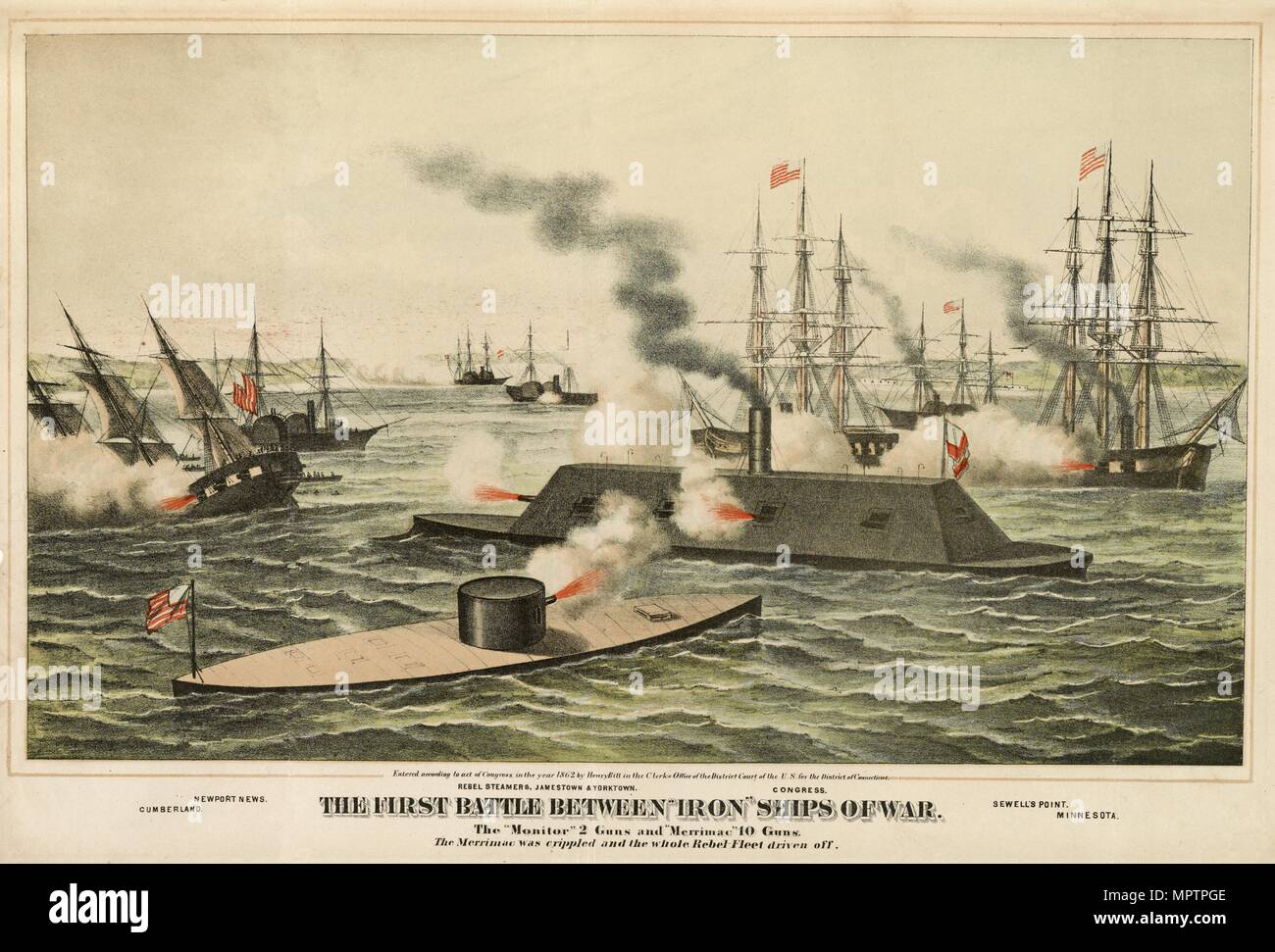 Civil war ironclad ships hi-res stock photography and images - Alamy