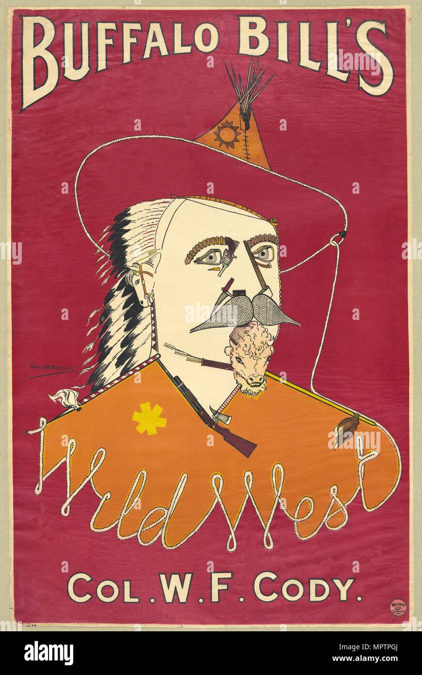 Buffalo bill cody pony express hi-res stock photography and images - Alamy