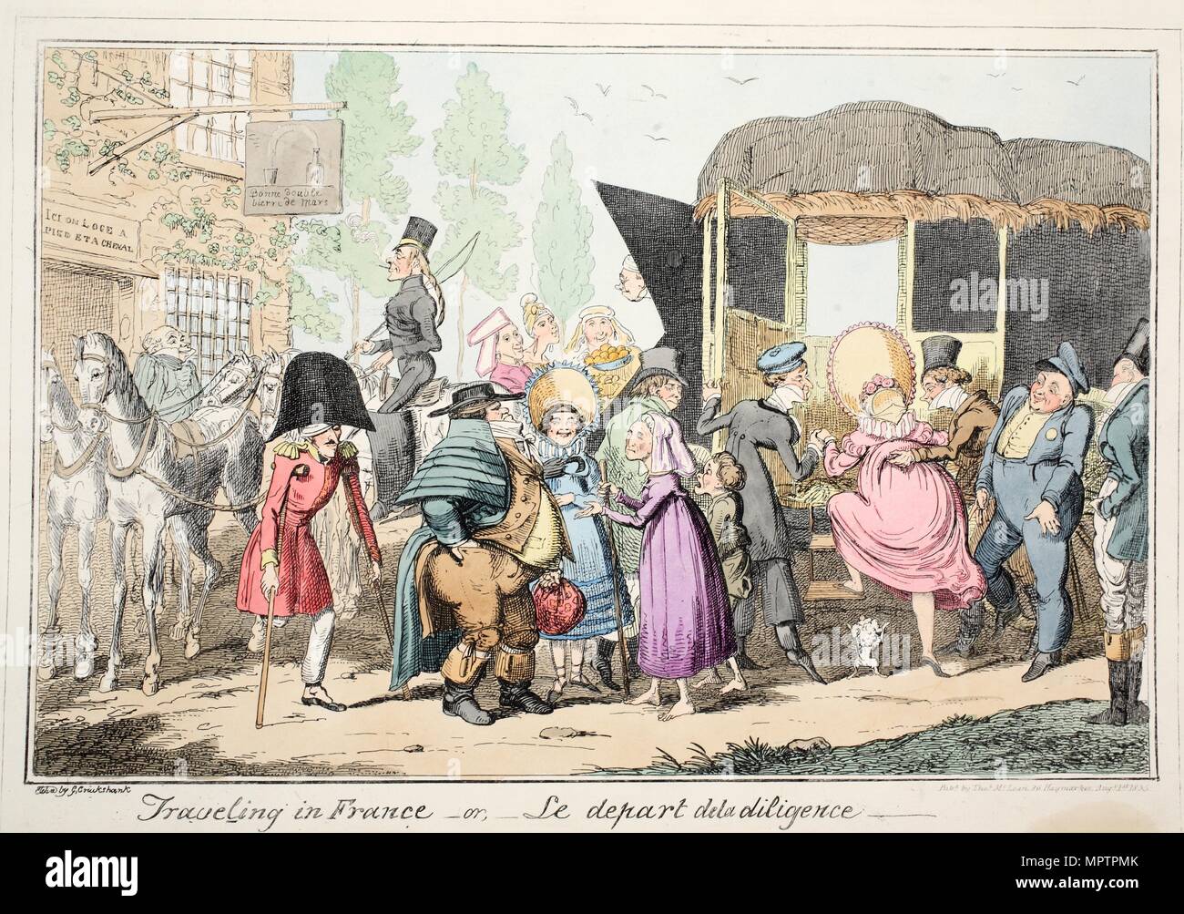 French diligence hi-res stock photography and images - Alamy