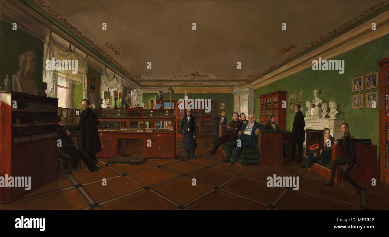 Saturday meeting by Vasily Zhukovsky Stock Photo - Alamy