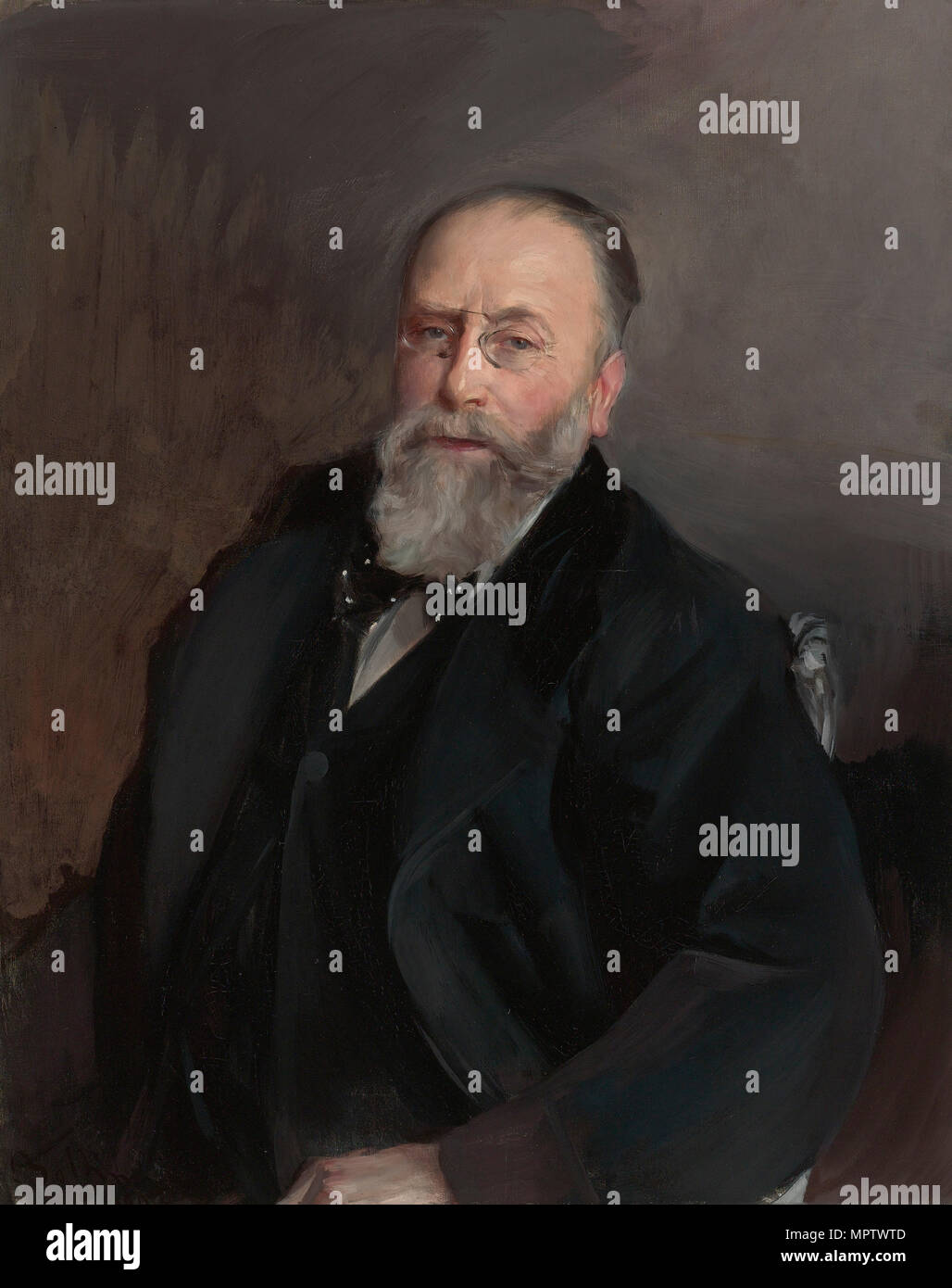 Portrait of Baron de Rothschild Stock Photo - Alamy