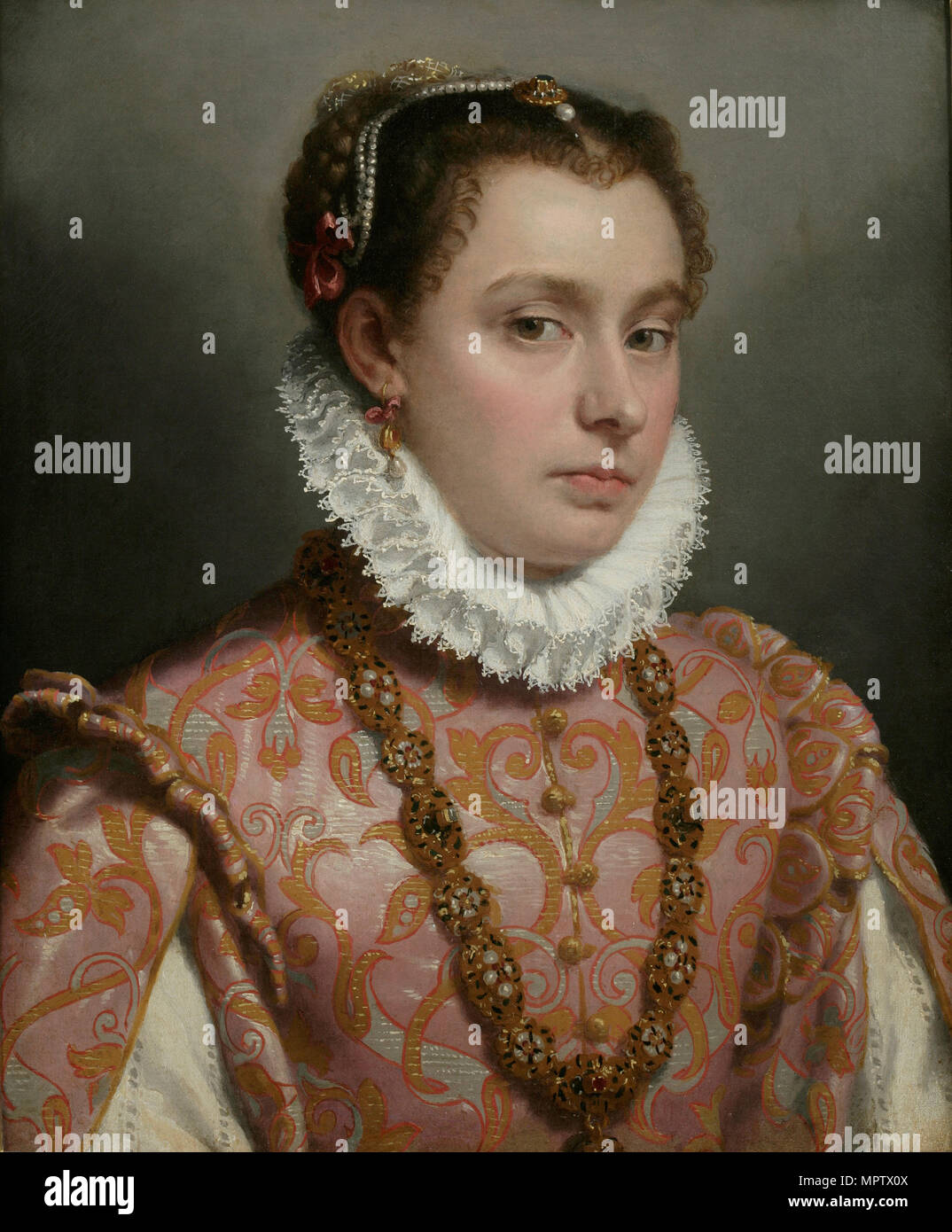 Portrait of a Young Lady Stock Photo - Alamy