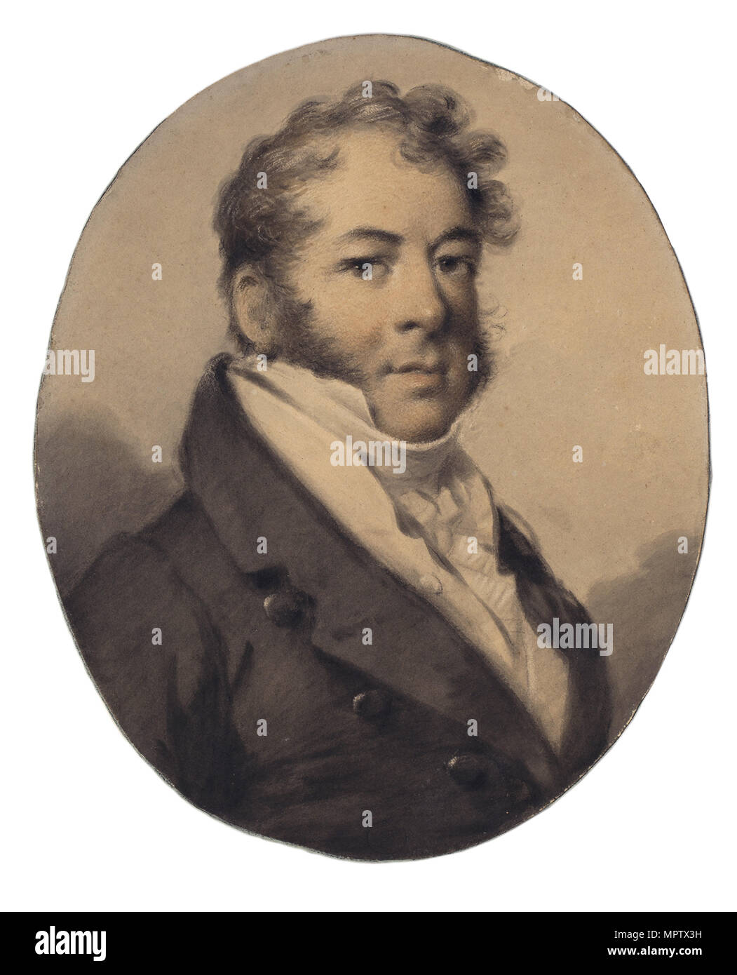 Portrait of the composer Michael Kleophas Oginski (1765-1833 Stock ...