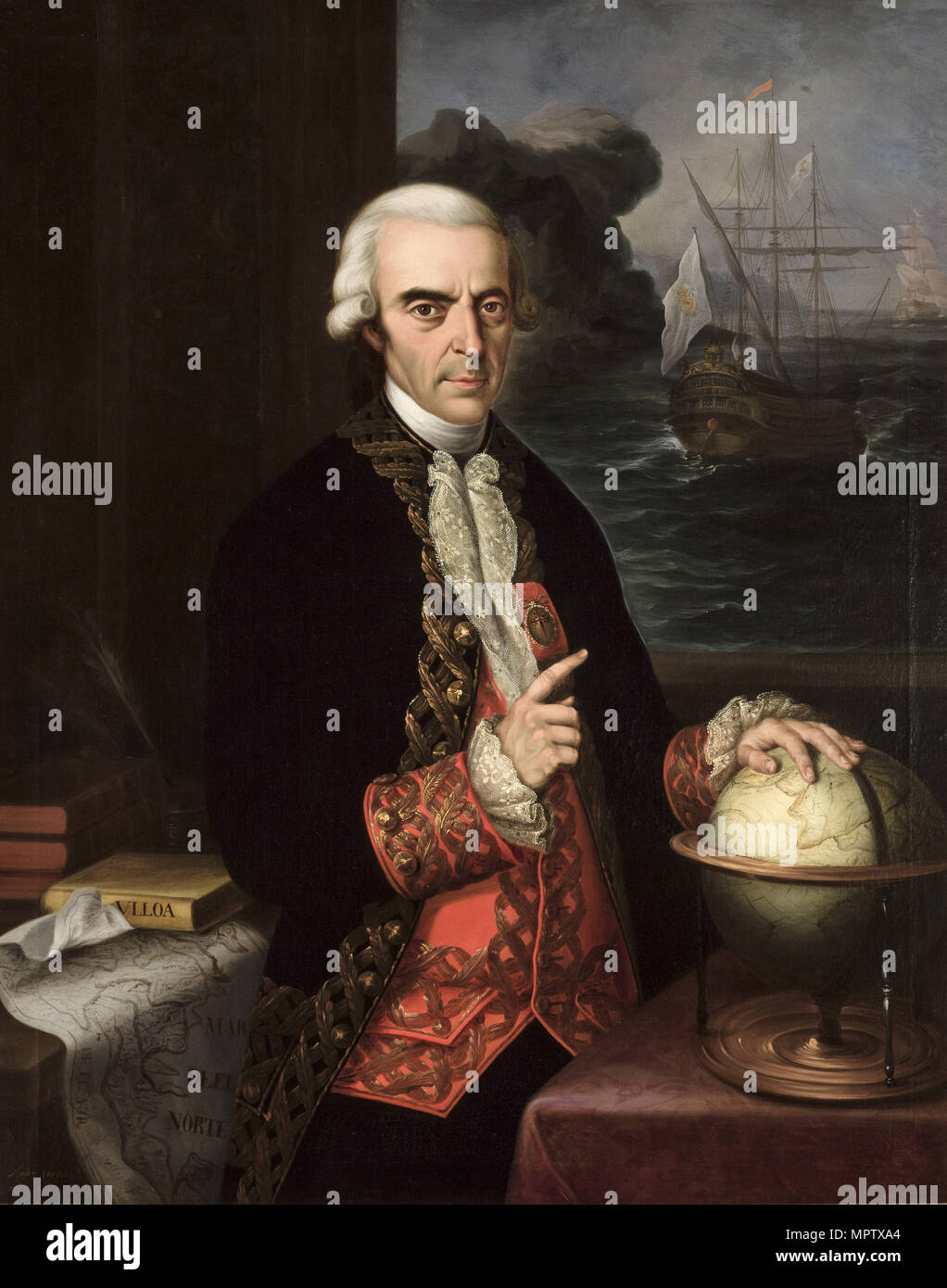 Portrait of Antonio de Ulloa (1716-1795 Stock Photo - Alamy