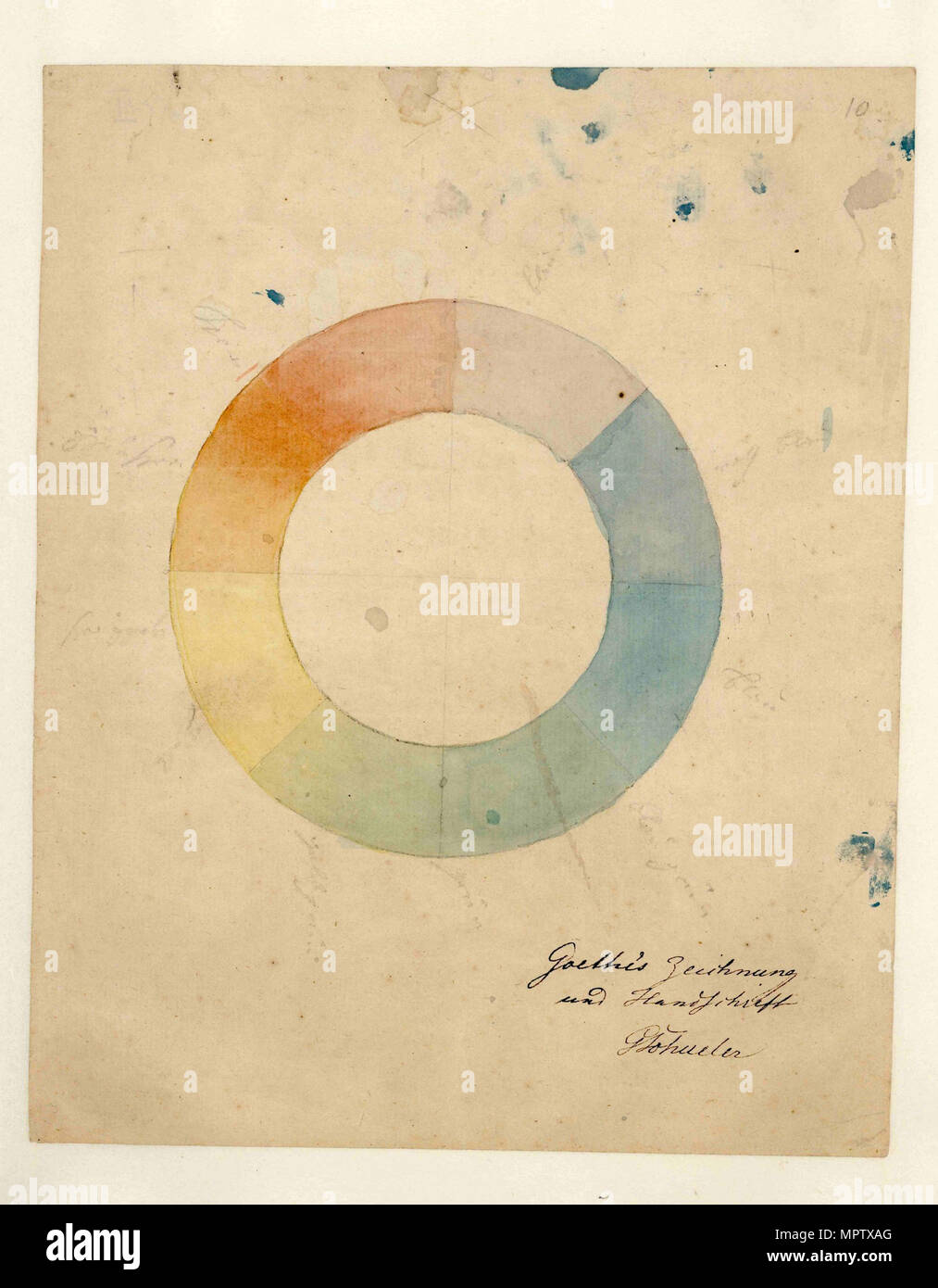 Eight part color wheel Stock Photo - Alamy