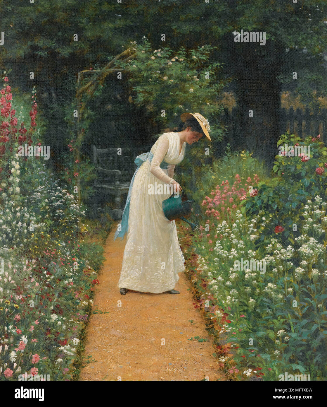 My Lady's Garden Stock Photo - Alamy