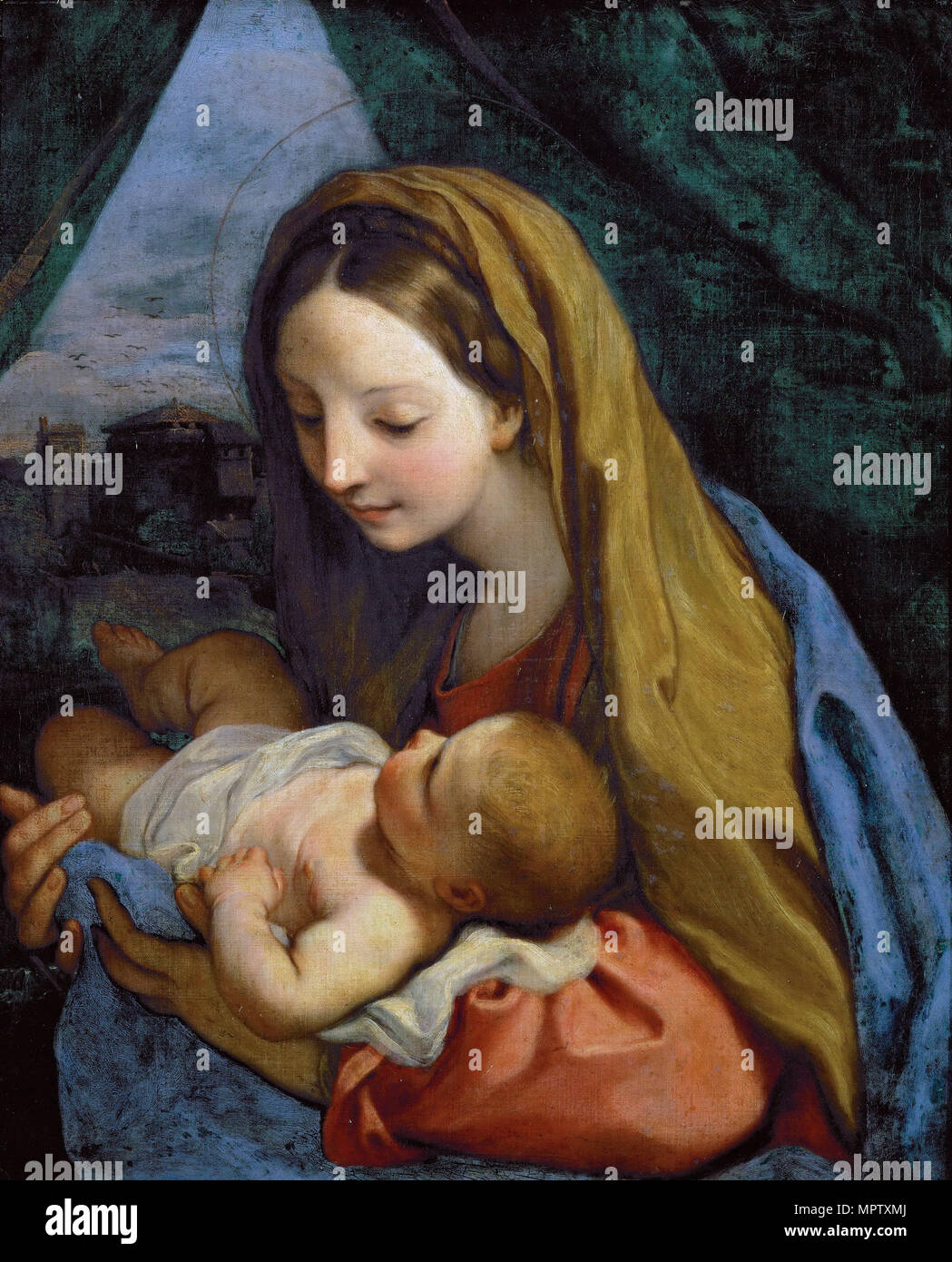 Virgin and Child Stock Photo - Alamy